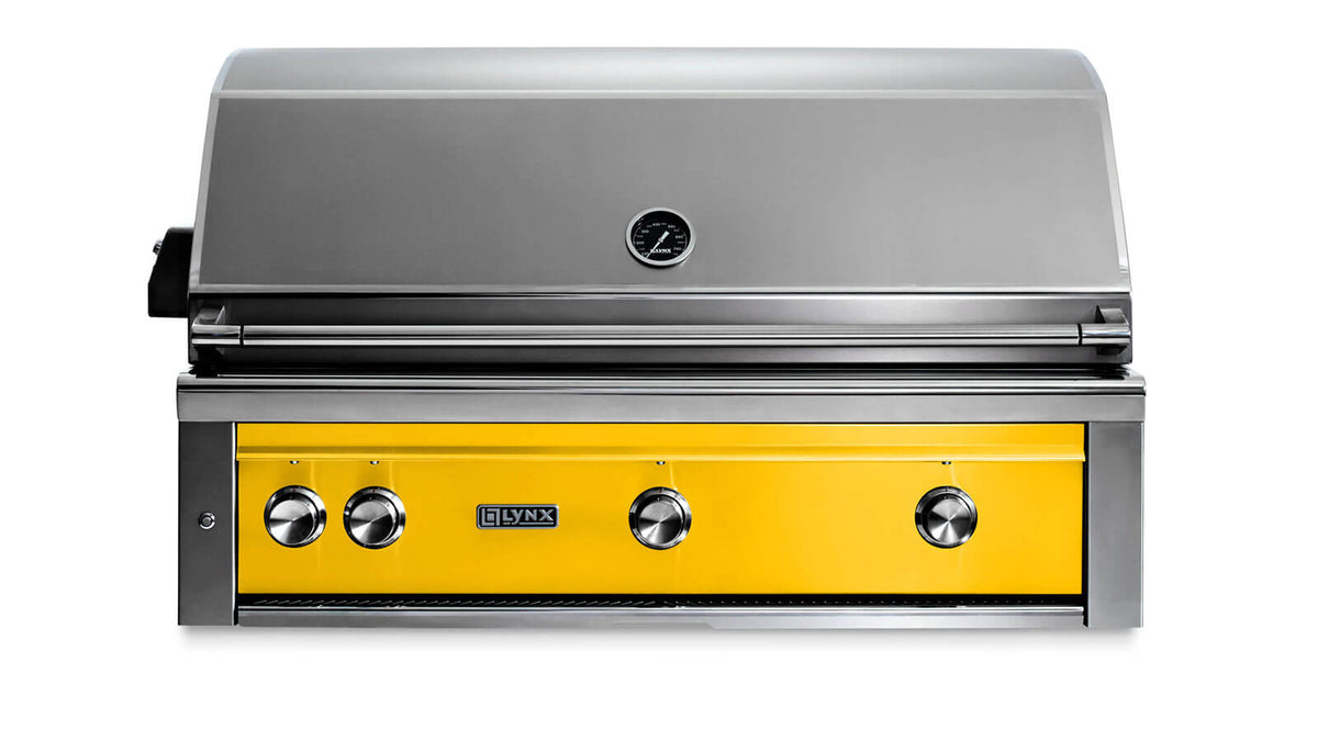 Lynx 42" Built-In Grill w/ Rotisserie in SS - L42R-3-LP - Elevate Your Outdoor Cooking Game