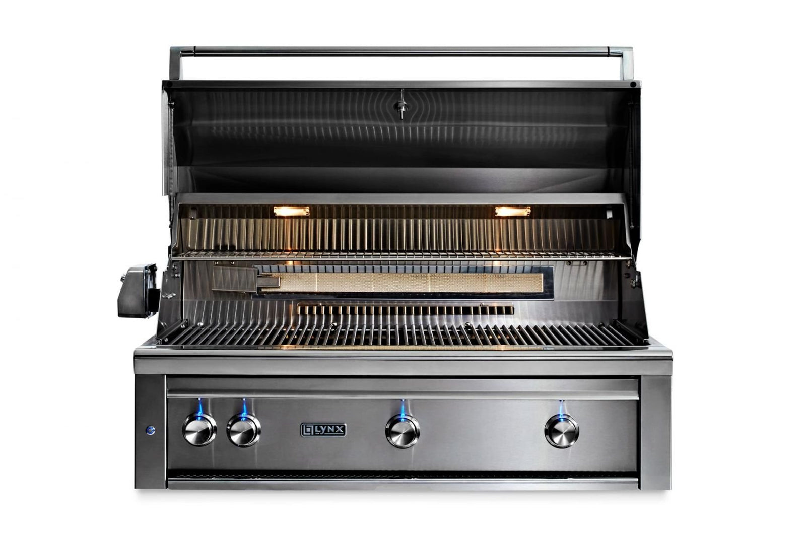 Lynx 42" Built-In Grill w/ Rotisserie in SS - L42R-3-LP - Elevate Your ...