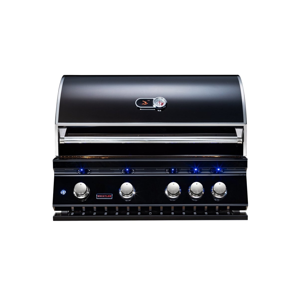 Bonfire Built-In 4 Burner Black Series Gas Grill with Rotisserie Kit ...