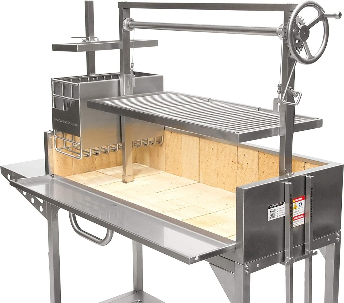 Tagwood BBQ Fully Assembled Argentine Santa Maria Wood Fire & Charcoal ...